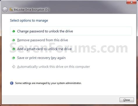 Bitlocker Drive Encryption Internal Data Hard Drives Turn On Or Off Tutorials