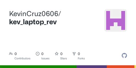 GitHub KevinCruz Kev Laptop Rev