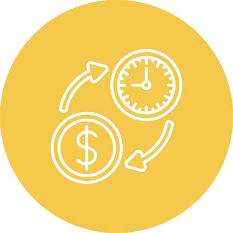 Premium Vector A Circle With A Clock And A Compass