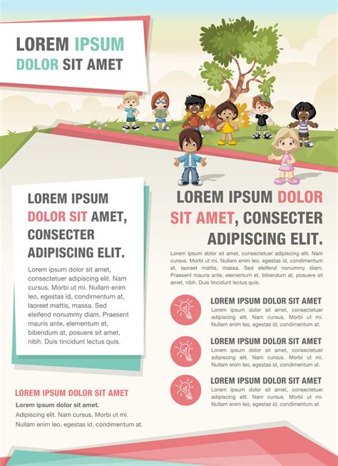 矢量卡通儿童宣传海报设计图片 矢量卡通儿童宣传海报设计素材 高清图片 摄影照片 寻图免费打包下载