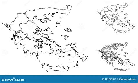 Outline Map Of Greece