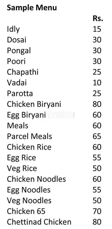 Menu At Hotel Chettinad Chennai Menu At Hotel Chettinad Chennai