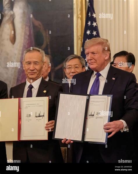 Washington United States Of America 15th Jan 2020 President Donald