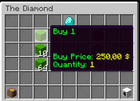 Gui Shop Minecraft Mod