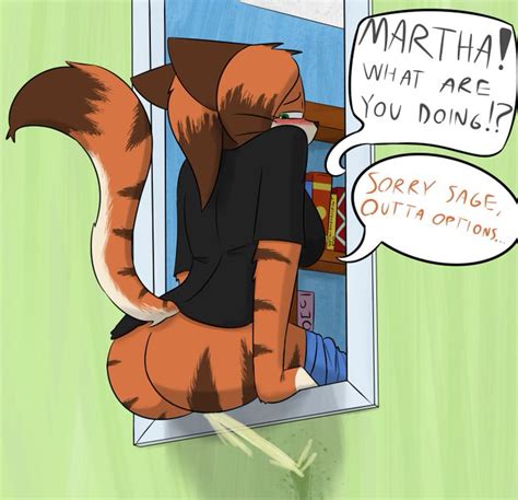 Rule 34 Anthro Anthromorph Ass Ass Out Blush Bodily Fluids Clothed