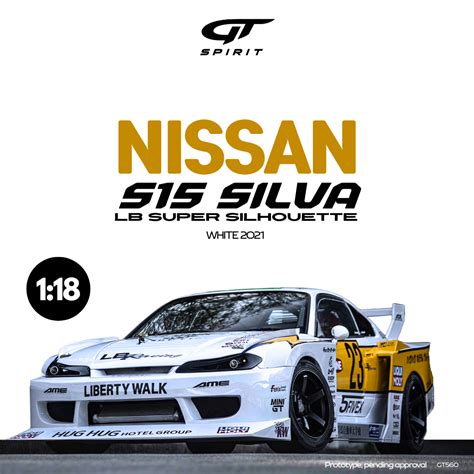 Gt Spirit 118 Scale Resin 2021 Nissan S15 Silva Lb Super Silhouette