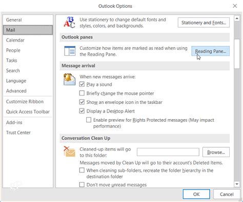 How To Adjust Outlook Mark Items As Read Timer