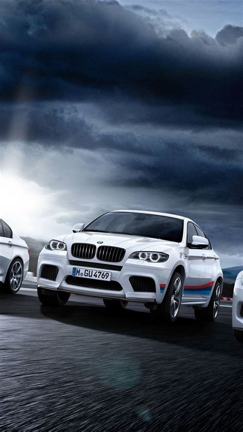 배경 화면 세 개의 흰색 Bmw 자동차 전면보기 2560x1600 그림 이미지