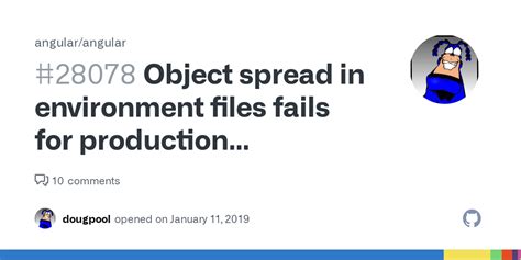 Object Spread In Environment Files Fails For Production Configuration When Used In Modules