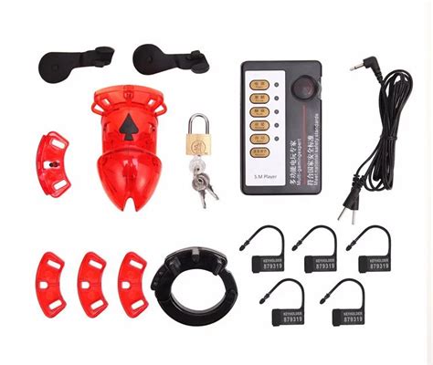 Electric Shock Sex Toy Chastity Devices Plastic Male Cock Cage Buy Electric Shock Sex Toy