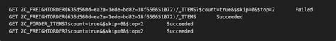 Solved Count Top Skip Are Not Supported In Odata Query Of Sap