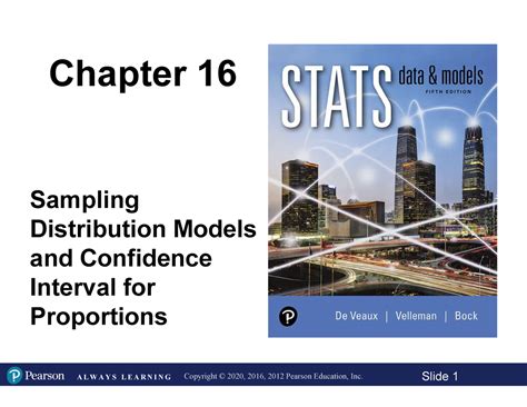 Chapter 16 Sampling Distribution Models And Confidence Interval For