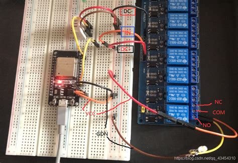 esp32 控制继电器与读取dht22温湿度数据 dht22 esp32 csdn博客