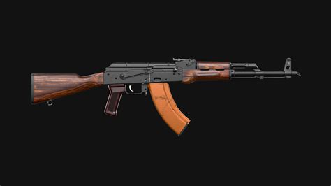 Assault Rifle Akm 1968 3d Model Turbosquid 1983653
