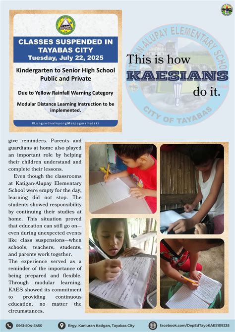 Learning Deped Tayo Katigan Alupay Es Tayabas City Facebook