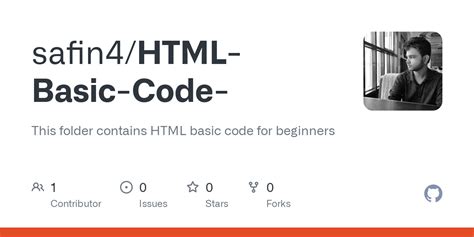 Github Safin4html Basic Code This Folder Contains Html Basic Code