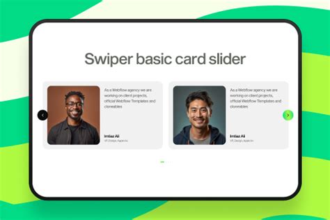 Tinyflow Swiper Slider 2 Webflow