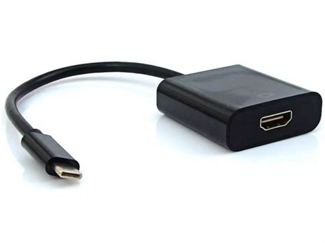 Cabo Adaptador Conversor Usb Tipo C M X Hdmi F Preto Pluscable Hardstore Inform Tica