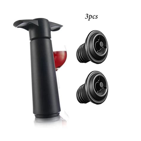 Accessoires Bouchons Bouchon De Bouteille De Vin Noir Pompe à Vide