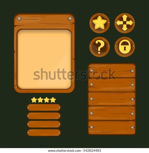 Set Elements User Interface Design Computer Stock Vector Royalty Free