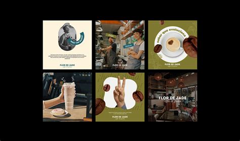 Branding Cafetería Flor De Jade Behance