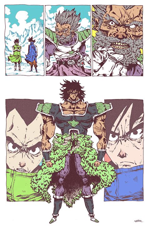 Dbs Broly Comic Behance