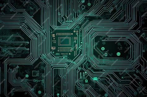 Premium Photo Abstract Background With Technology Circuit Board Texture Electronic Motherboard
