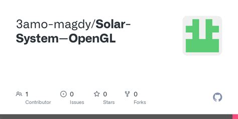 Github 3amo Magdysolar System Opengl