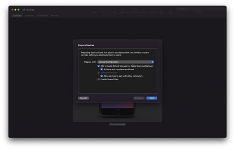 Enrollment With Apple Configurator