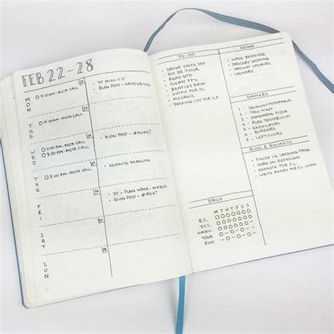 11 Best Bujo Weekly Logs Images On Pinterest Bullet Journal Ideas