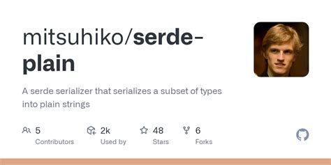 Github Mitsuhikoserde Plain A Serde Serializer That Serializes A Subset Of Types Into Plain