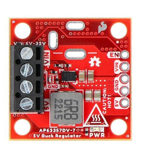 Sparkfun Buck Breakout Regulator 5v 3a Step Down Inverter Ap63357 Sparkfun Com 21255