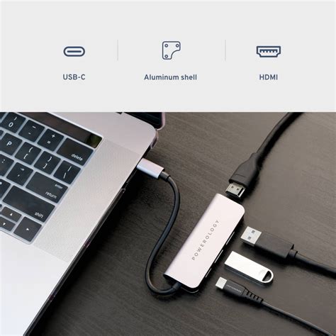 Buy Online Powerology In Usb C Hub With Hdmi And Usb In Qatar Tccq Com
