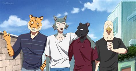 Beastars Legoshi Out Of Town With Friends Lilothestitch16のイラスト Pixiv
