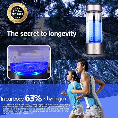 【hot】hydrogen Rich Water Cuprechargeable Negative Ion Water Cupglass