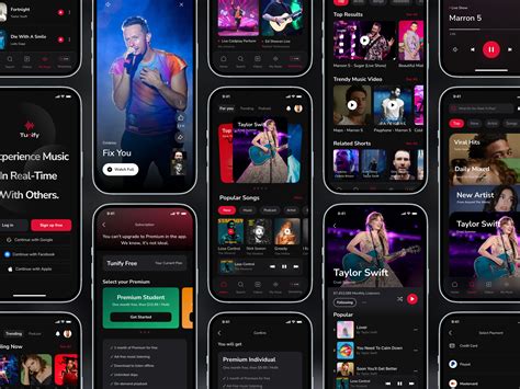 Music Streaming Mobile App Ui Design Behance