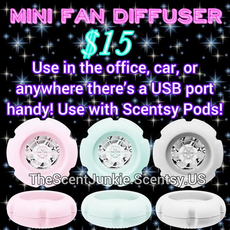Scentsy Mini Fan Diffuser Scentsy Scentsy Consultant Ideas Scentsy