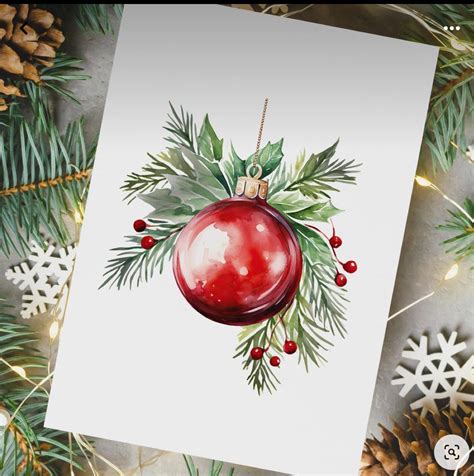 Pin By Carrie Tatreau On Christmas Cards Watercolor Christmas Cards