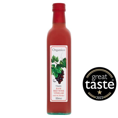 Organico Organic Raw Red Wine Vinegar Ocado