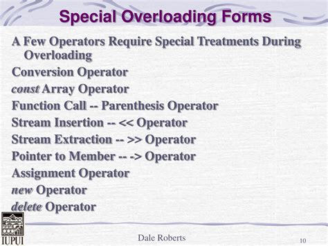 Ppt Operator Overloading Friend Functions And Special Forms Powerpoint