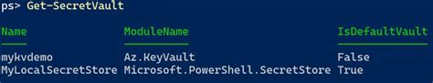 powershell script to get key vault secret