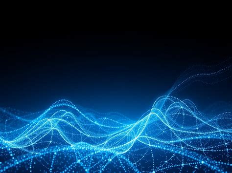 Quantum Field In Midnight Blue Color