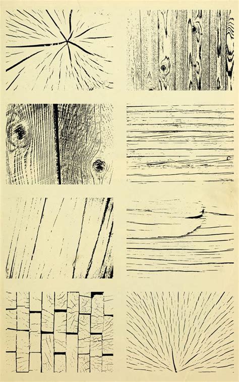 Wood Texture Drawing Architecture
