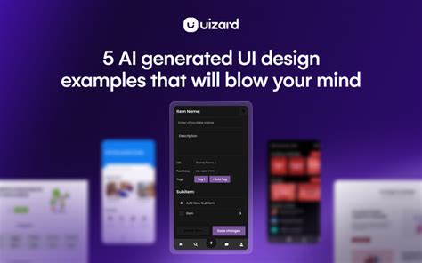 5 Ai Generated Ui Designs Ai Ui Design Uizard