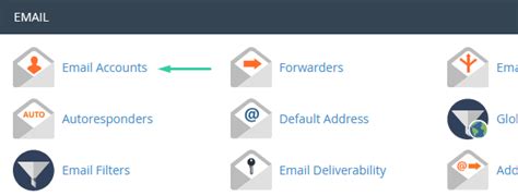 Cpanel E Mail Settings For Configuring The E Mail Client Easyhost