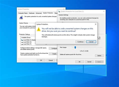 How To Delete Individual Restore Points In Windows 10