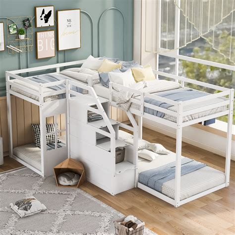 Quad Built In Bunk Beds At Sandra Willis Blog