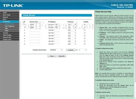 Tp Link Tl R402m Router Port Forwarding Steps