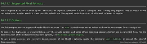 【ffmpeg命令】使用x264库进行图像视频（批量）压缩编码 Cv Libx264 Csdn博客