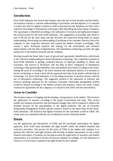 Solution Case Analysis Final Docx 2 Studypool